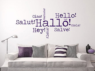 Wandtattoo auf Latein online kaufen bei Wandtattoo.de