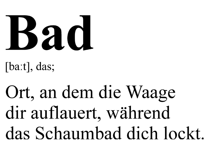 Wandtattoo Bad Definition 3 | WANDTATTOO.DE