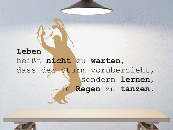 Wandtattoo Best things in life are free! | Wandtattoo.de